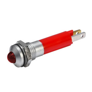 LED Panel Mount Indicator with Resistor Flashing